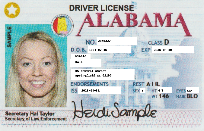 Driver License Sample Tests Object Detection Dataset (v1, 2022-12-19 8 ...