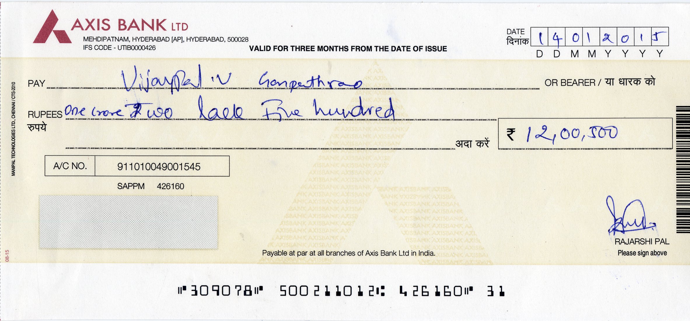 cheque automation - Roboflow Universe