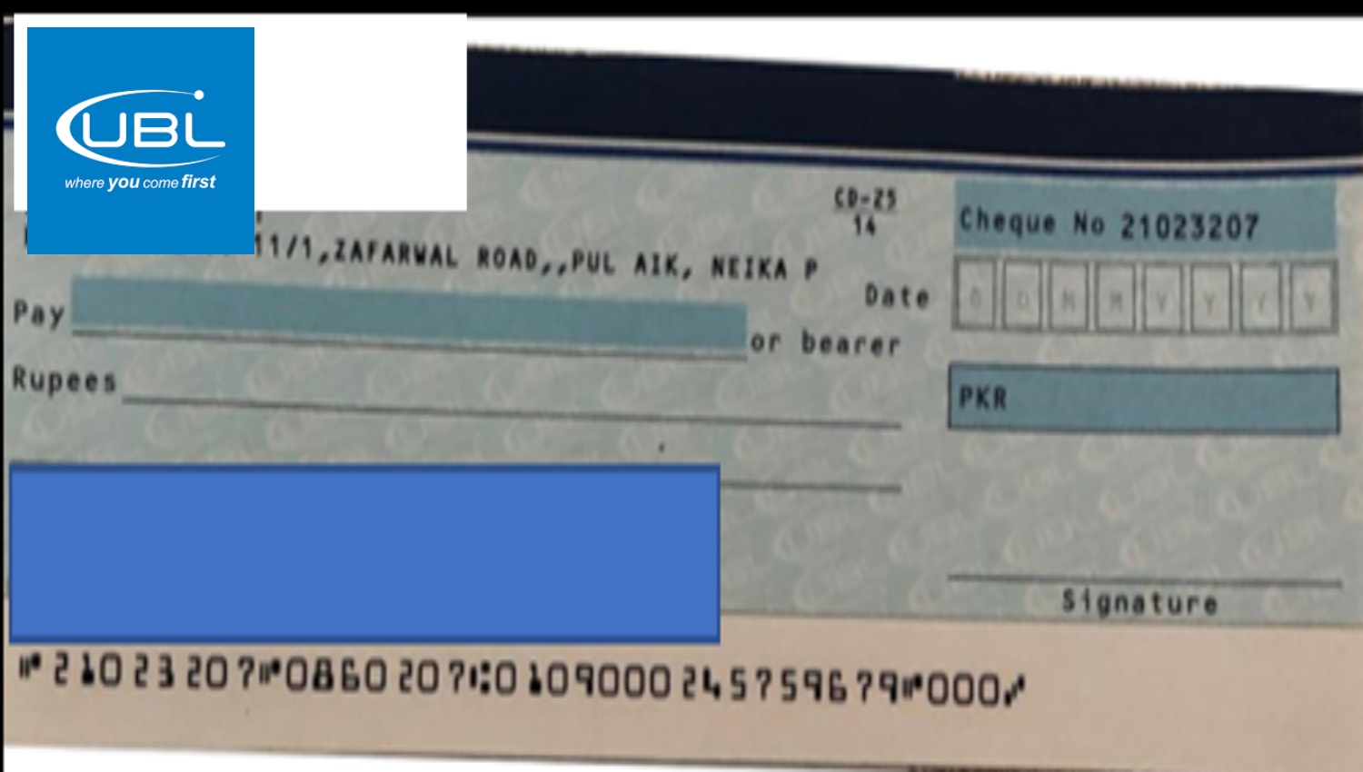 pakistan_cheques Object Detection Dataset by najam