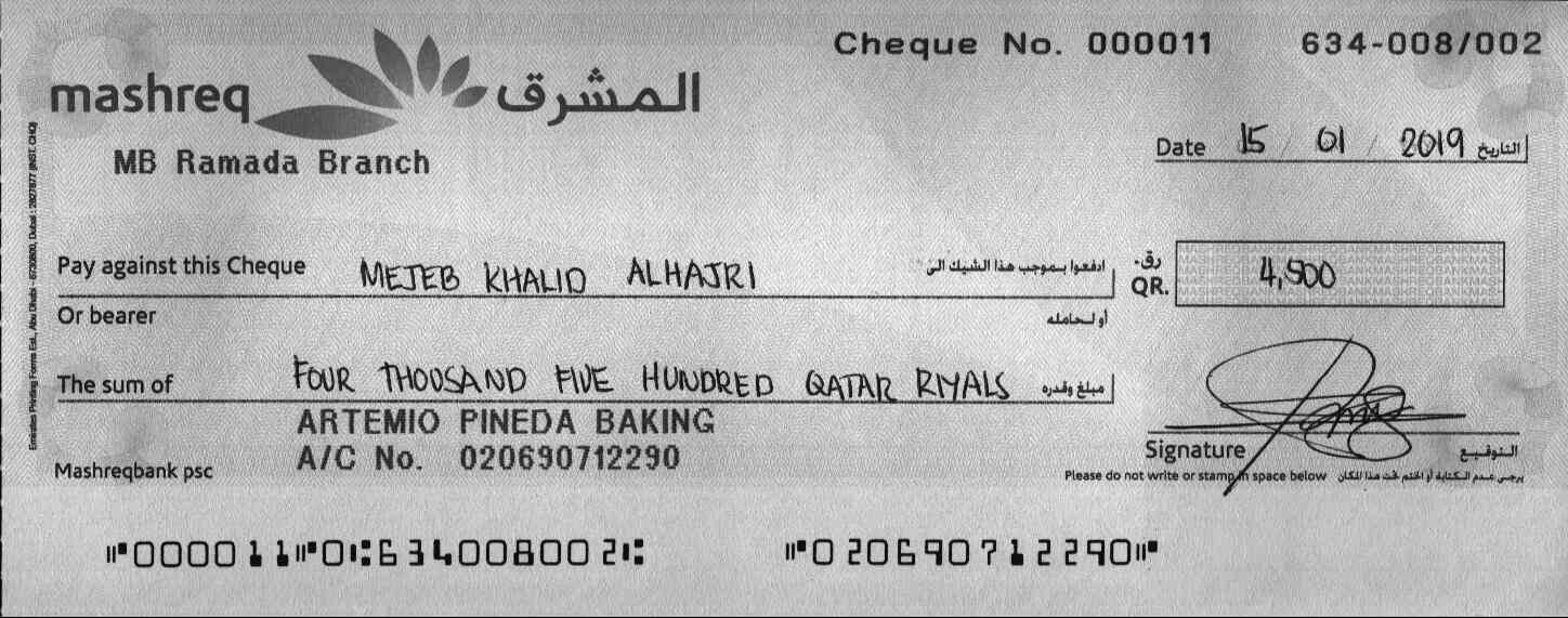 cheque Object Detection Dataset by thebes Academy