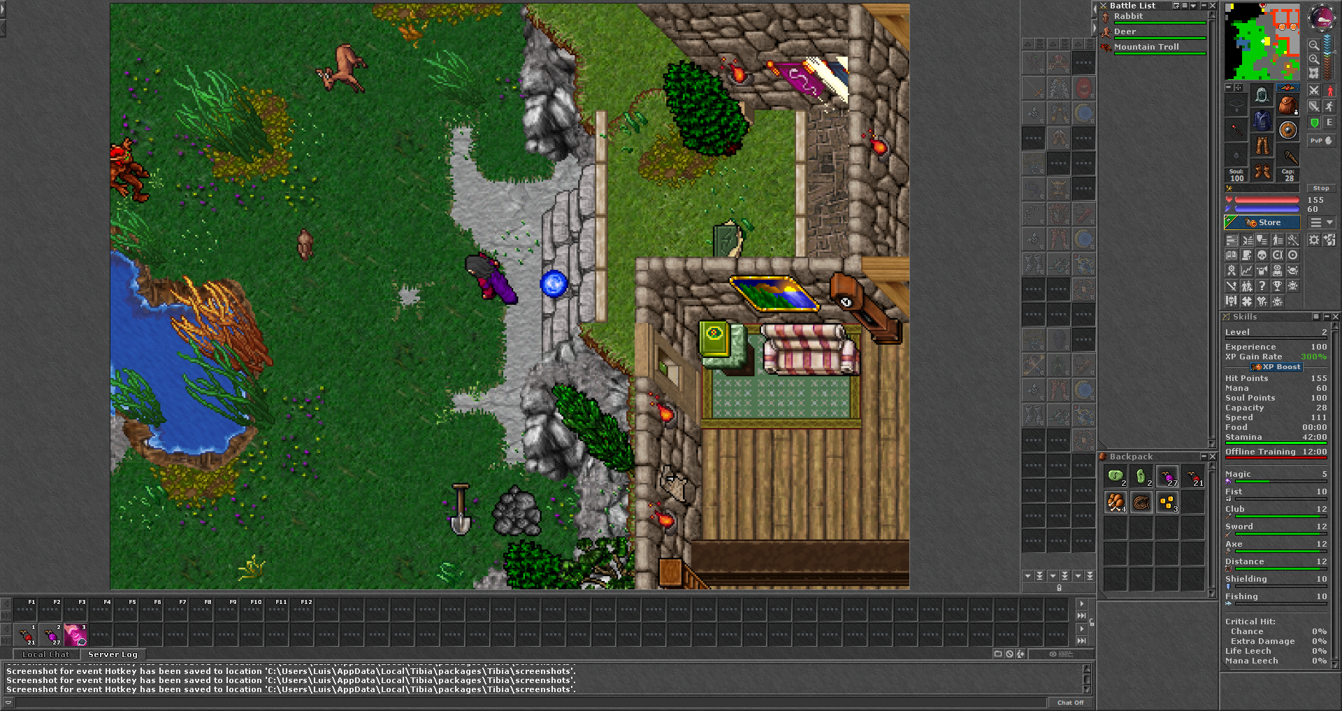 Tibia Clean Object Detection Dataset by Gameplay Anon