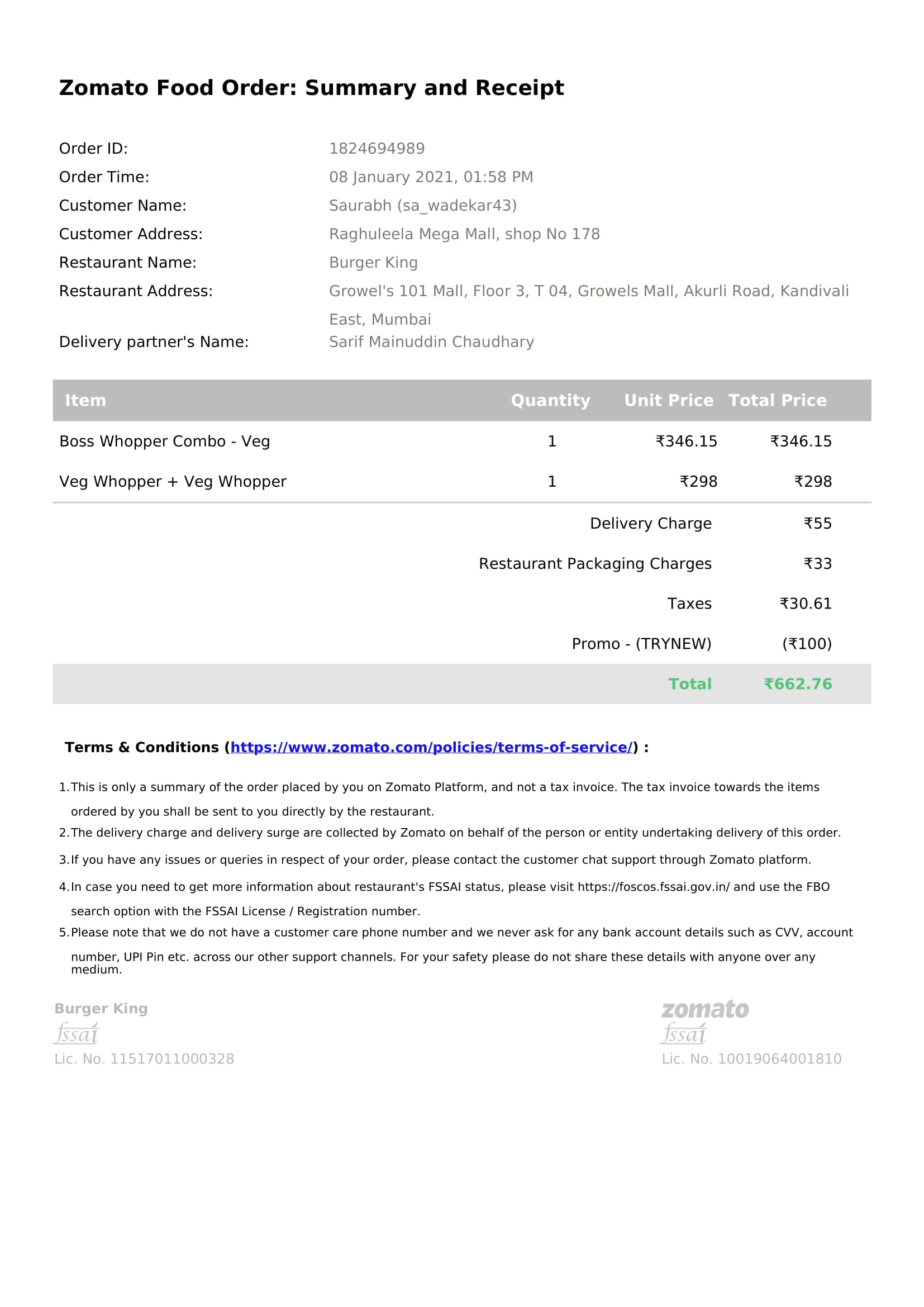 Zomato Object Detection Dataset V2 V2 By Invoices