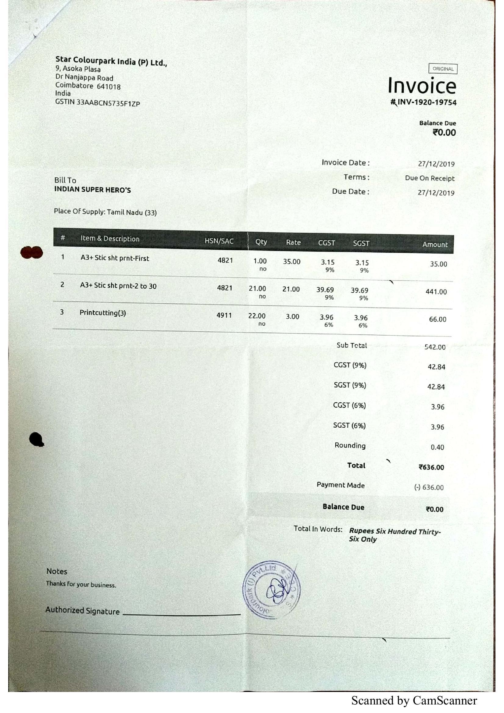 Invoice Table - Roboflow Universe