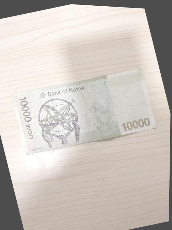 Korean Currency Detection Computer Vision Dataset By Myworkspace