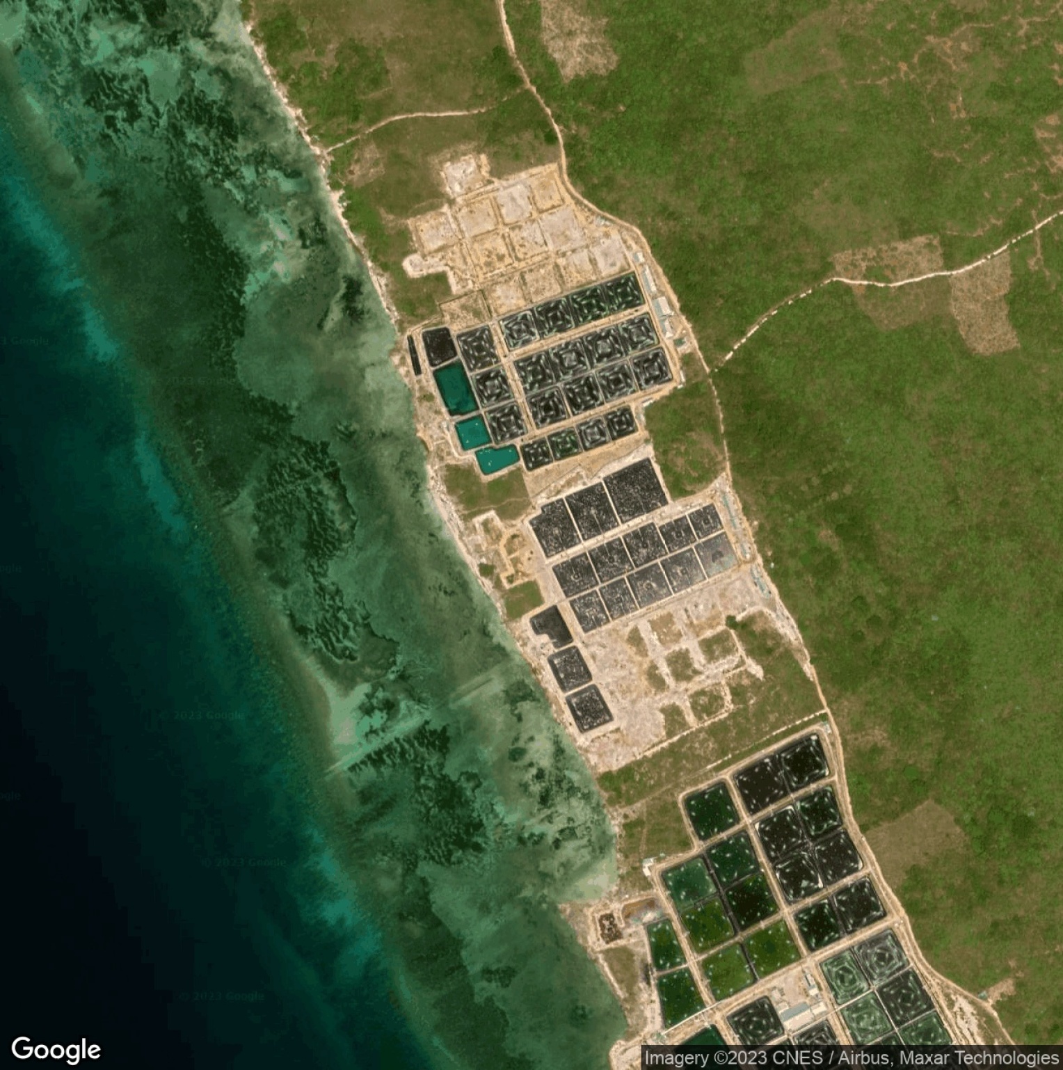 Satellite Pond Instance Segmentation Dataset by testing